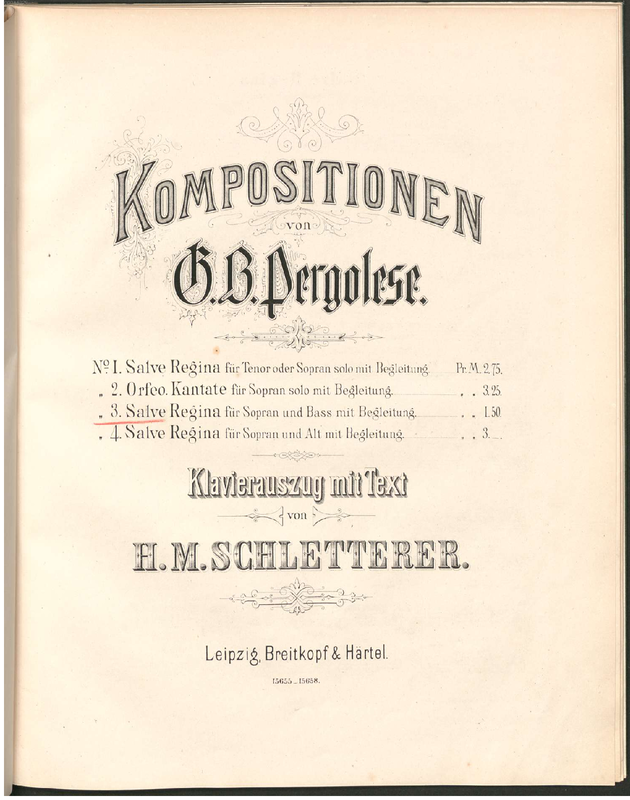 Salve Regina in C minor, P.79 (Pergolesi, Giovanni Battista) - IMSLP