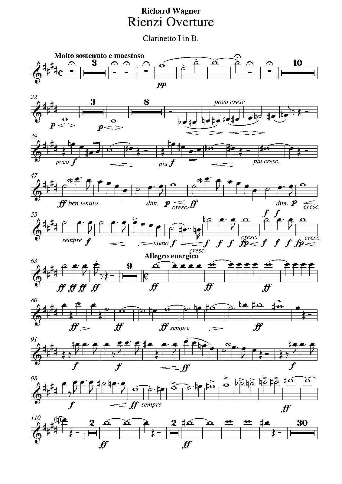 Rienzi, WWV 49 (Wagner, Richard) - IMSLP: Free Sheet Music PDF Download Rienzi, WWV 49 (Wagner, Richard) - IMSLP: Free Sheet Music PDF Download