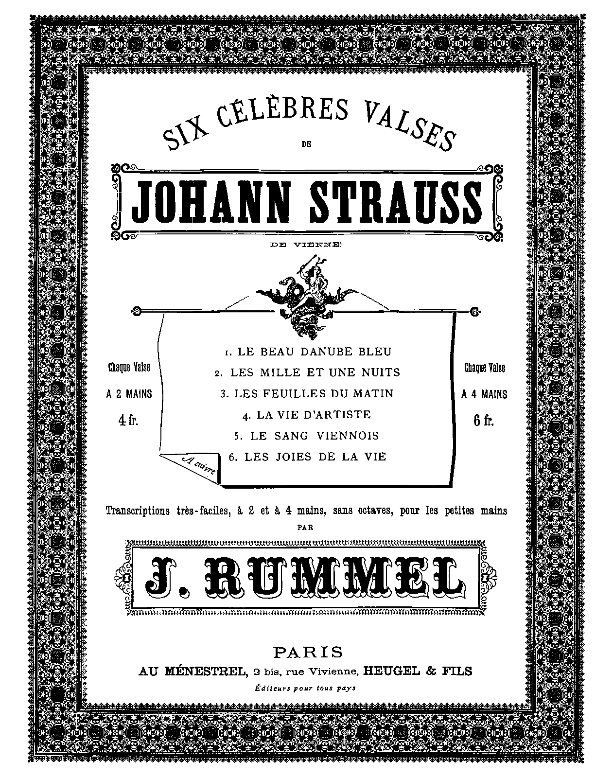 Freut euch des Lebens, Op.340 (Strauss Jr., Johann) - IMSLP: Free Sheet ... Freut euch des Lebens, Op.340 (Strauss Jr., Johann) - IMSLP: Free Sheet ...