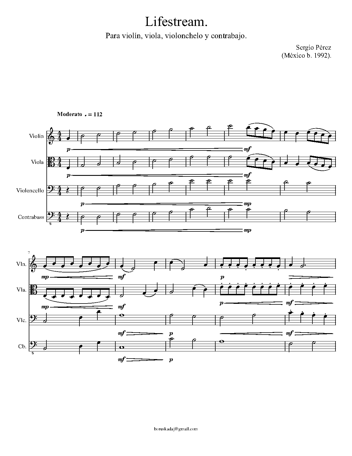 Lifestream (Pérez, Sergio Aarón) - IMSLP
