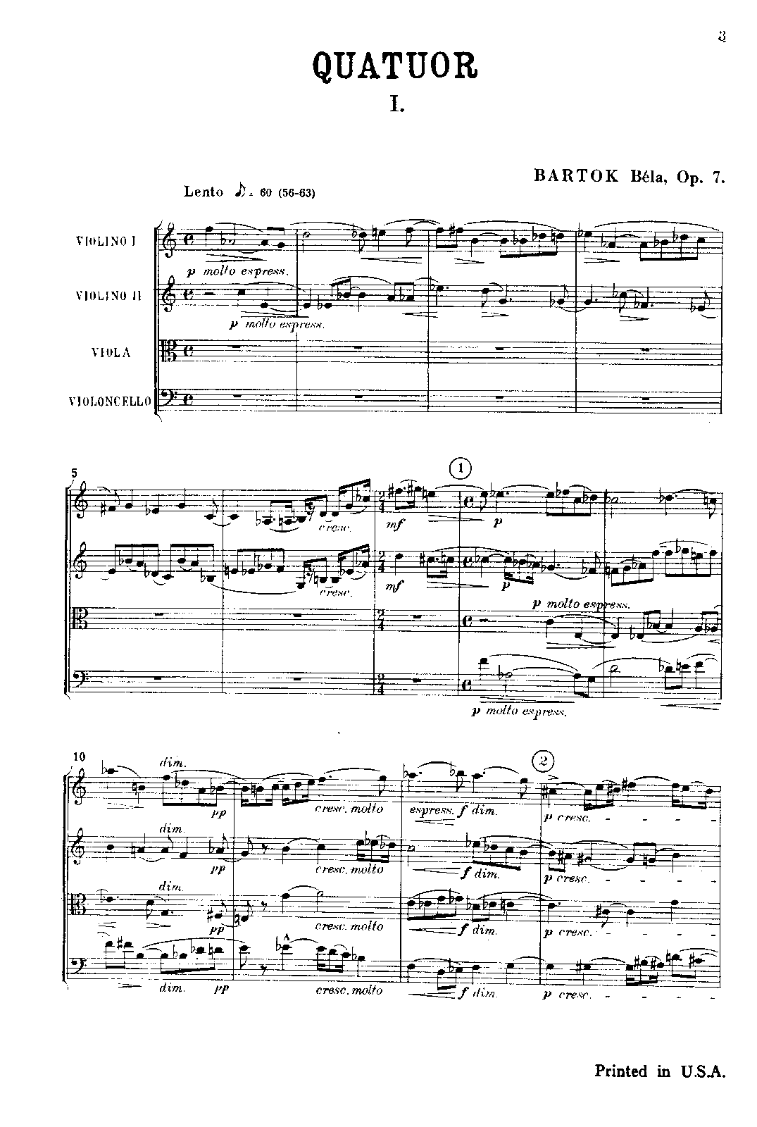 String Quartet No.1, Sz.40 (Bartók, Béla) - IMSLP