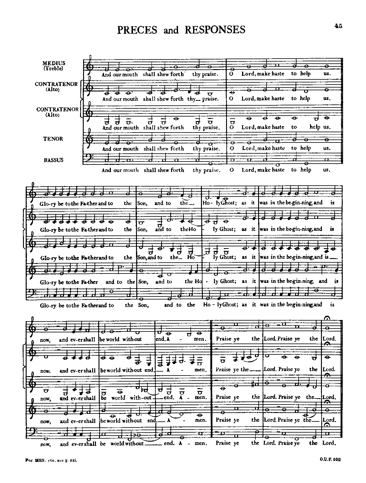 Preces and Responses, T 190 (Byrd, William) - IMSLP