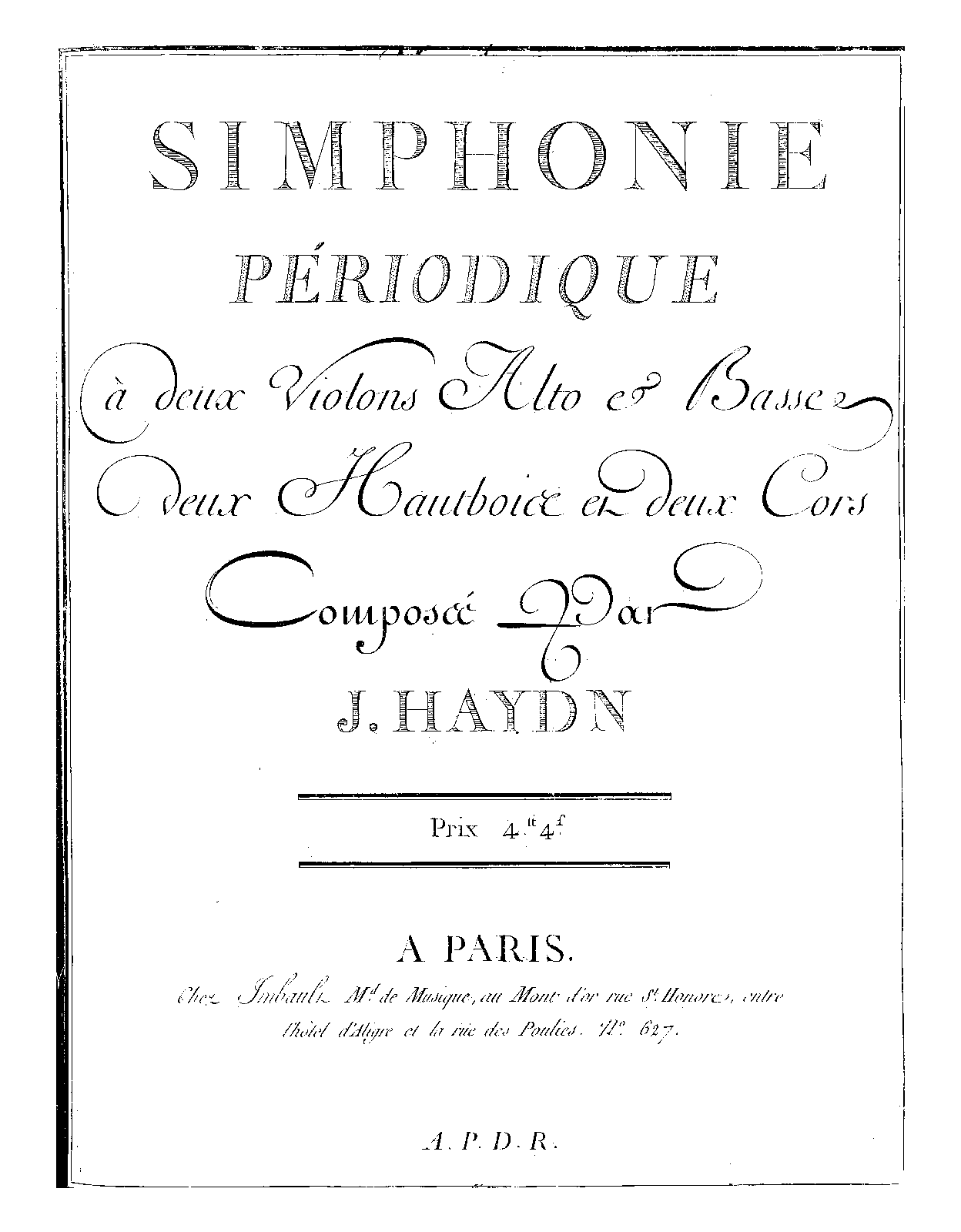 Symphony in D major, Hob.I:D7 (Haydn, Joseph) - IMSLP