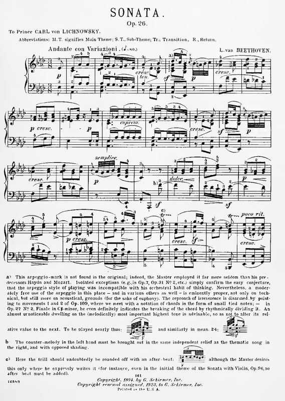 Piano Sonata No.12, Op.26 (Beethoven, Ludwig van) - IMSLP: Free Sheet ...