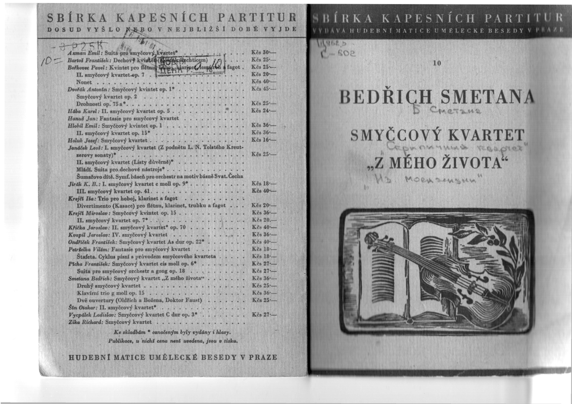 String Quartet No.1, JB 1:105 (Smetana, Bedřich) - IMSLP: Free Sheet Music PDF Download