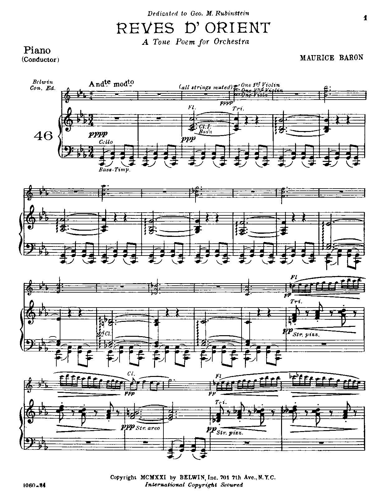 Reves d'orient (Baron, Maurice) - IMSLP Reves d'orient (Baron, Maurice) - IMSLP