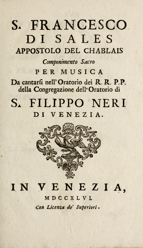 S. Francesco di Sales (Feo, Francesco) - IMSLP