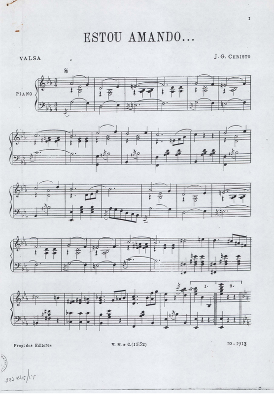 Estou amando... (Christo, José Garcia de) - IMSLP Estou amando... (Christo, José Garcia de) - IMSLP
