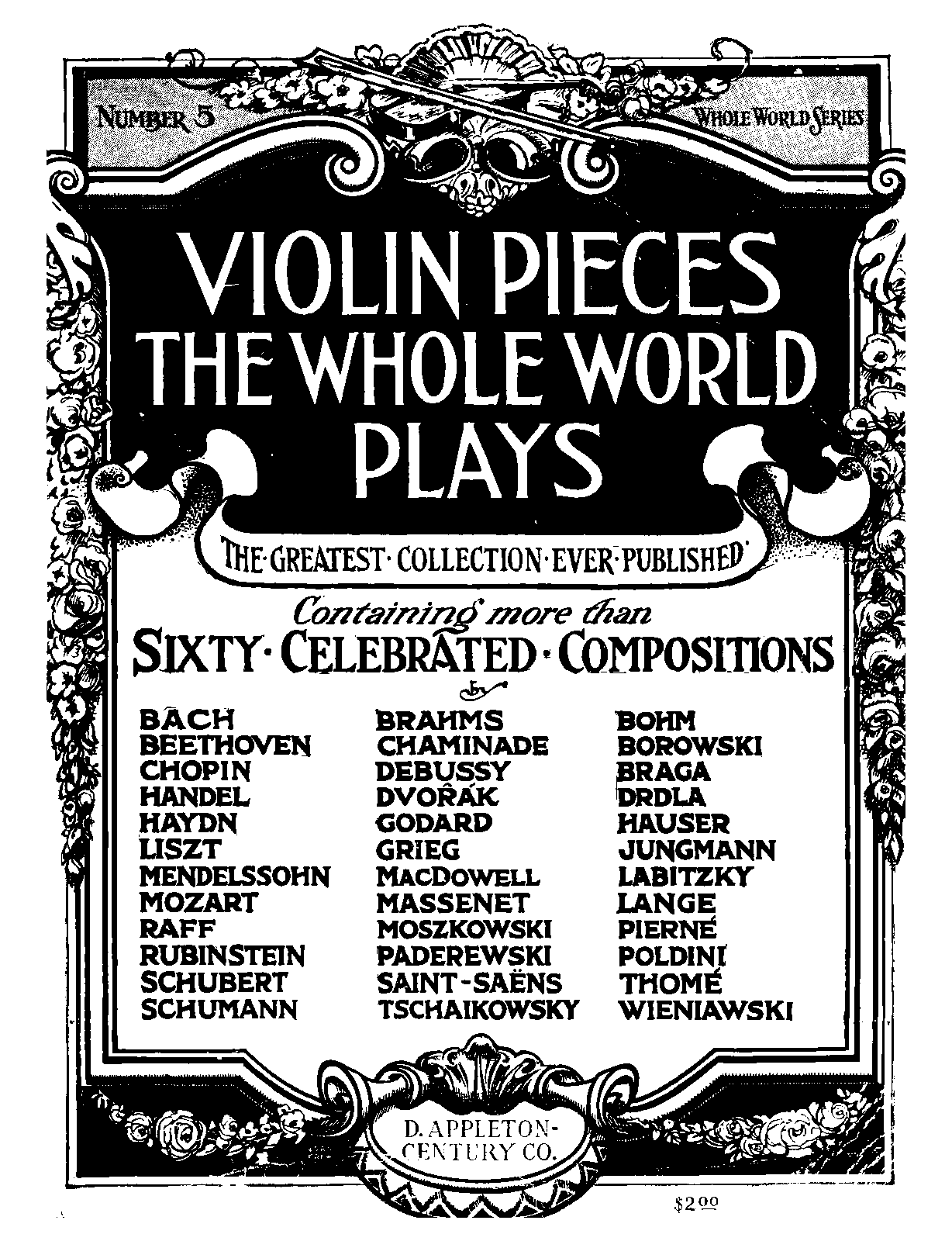 Violin Pieces the Whole World Plays (Wier, Albert Ernest) - IMSLP: Free ...
