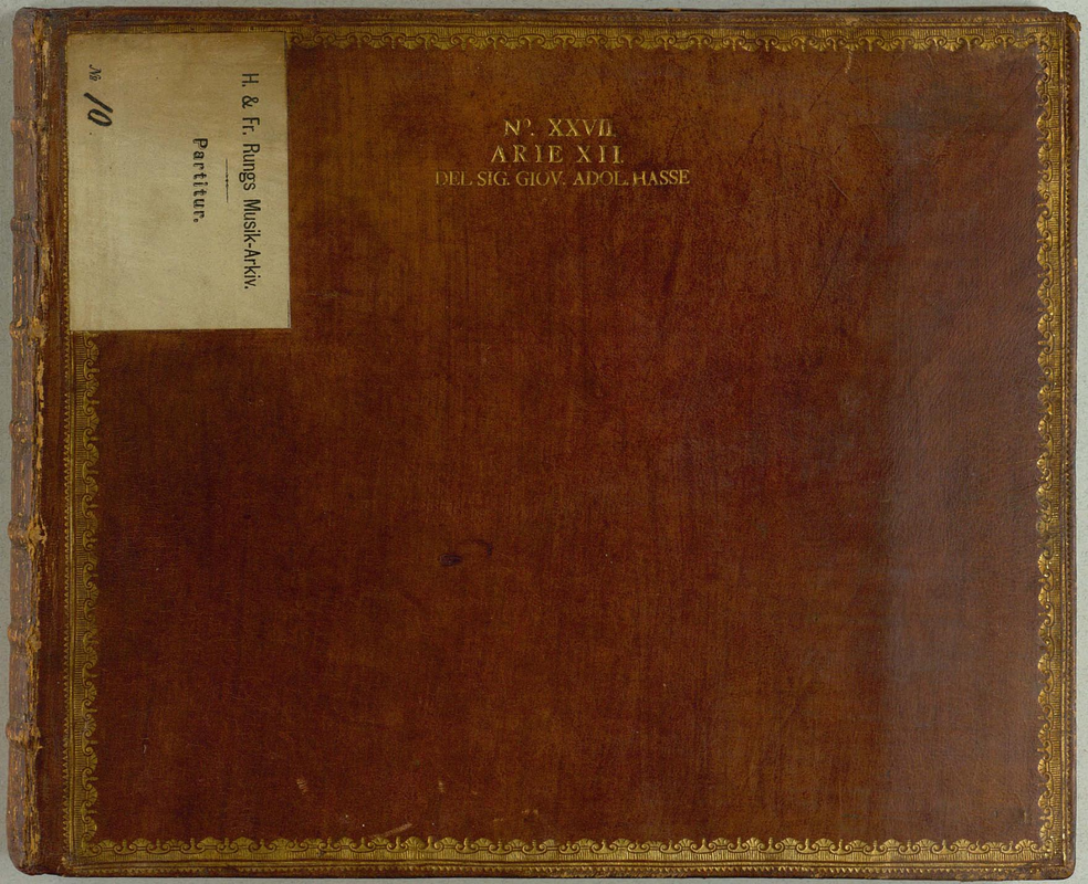 Selected Arias Hasse Johann Adolph Imslp