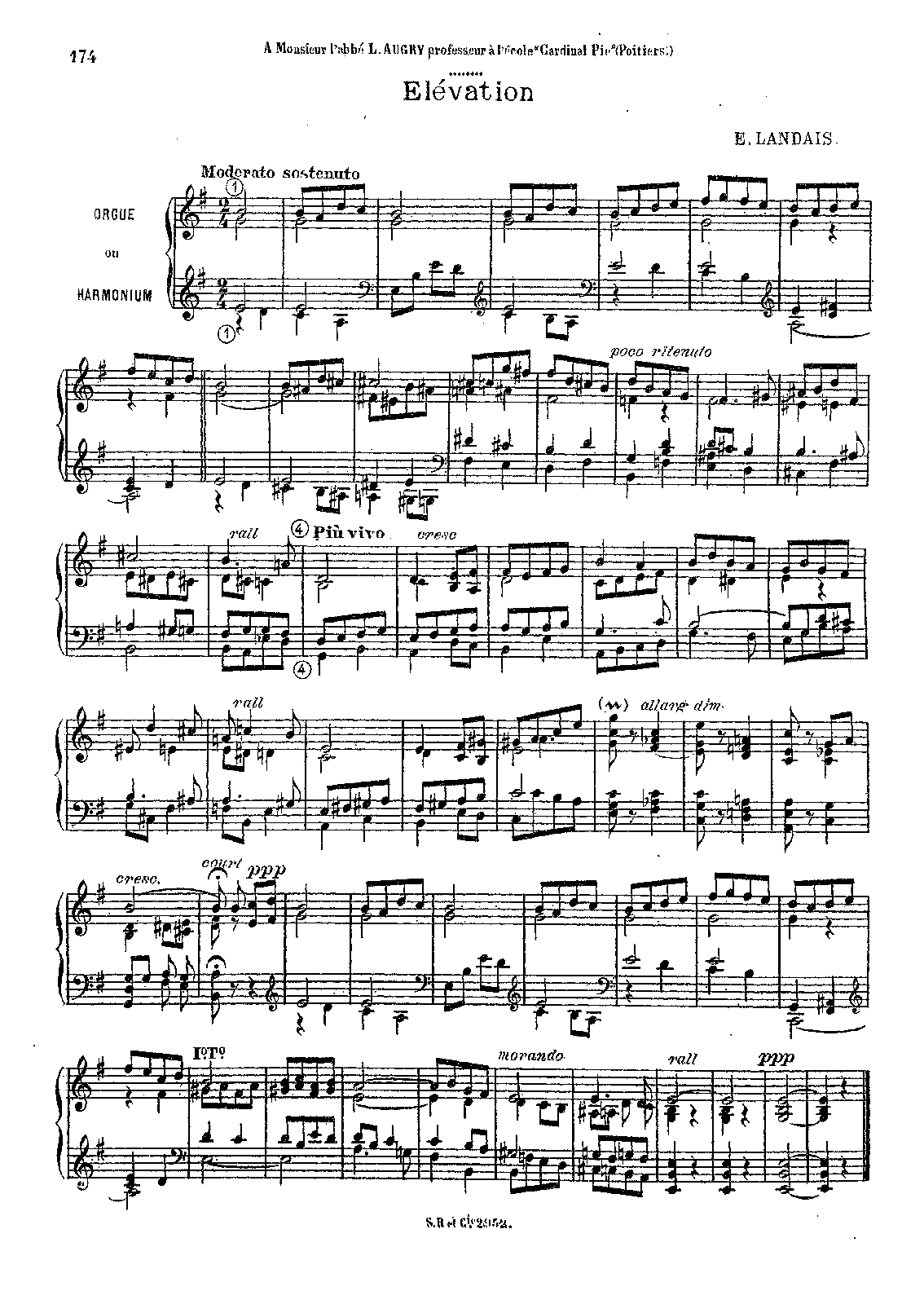 Élévation (Landais, Eugène) - IMSLP
