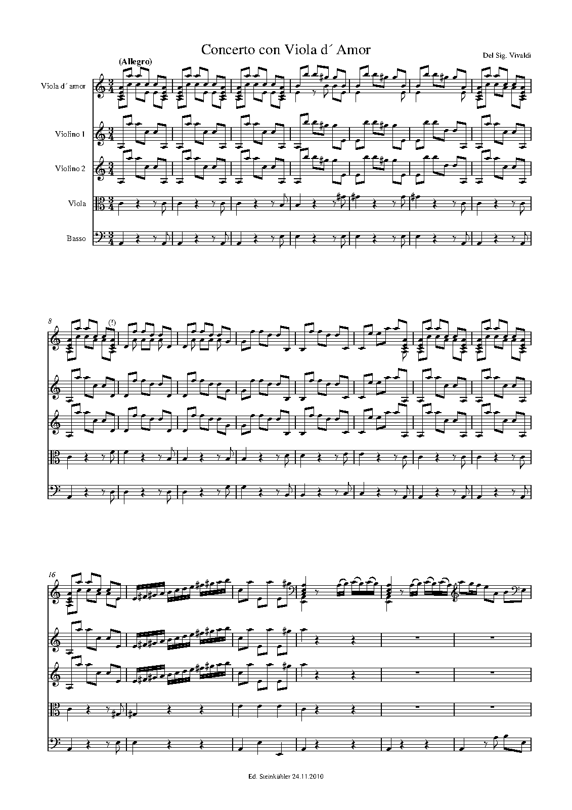 Viola d'amore Concerto in A minor, RV 397 (Vivaldi, Antonio) - IMSLP