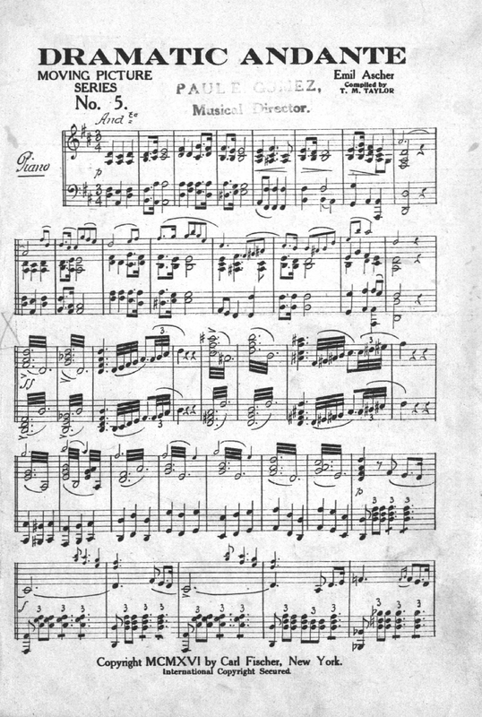 Dramatic Andante (Ascher, Emil) - IMSLP: Free Sheet Music PDF Download