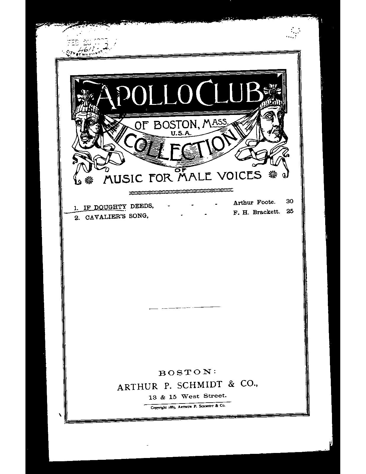 If Doughty Deeds My Lady Please (Foote, Arthur) - IMSLP If Doughty Deeds My Lady Please (Foote, Arthur) - IMSLP
