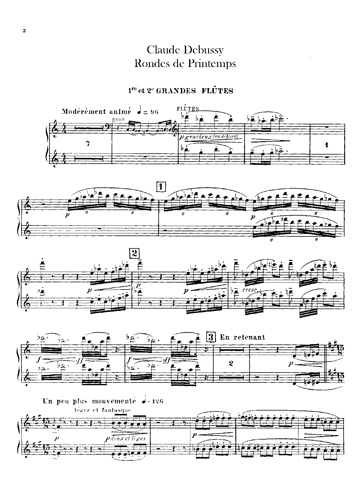 Images pour orchestre (Debussy, Claude) - IMSLP: Free Sheet Music PDF ...
