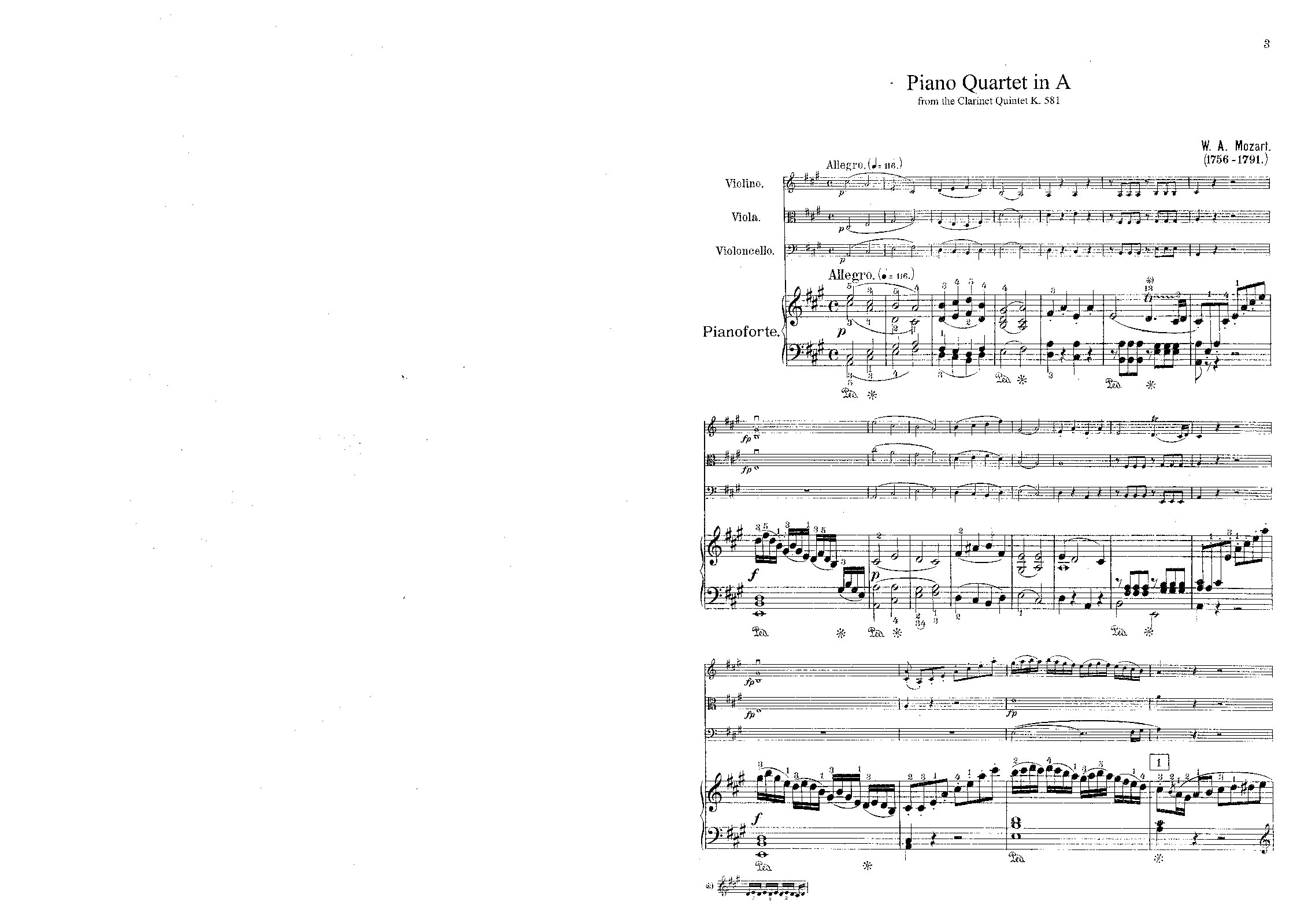 Clarinet Quintet in A major, K.581 (Mozart, Wolfgang Amadeus) - IMSLP ...