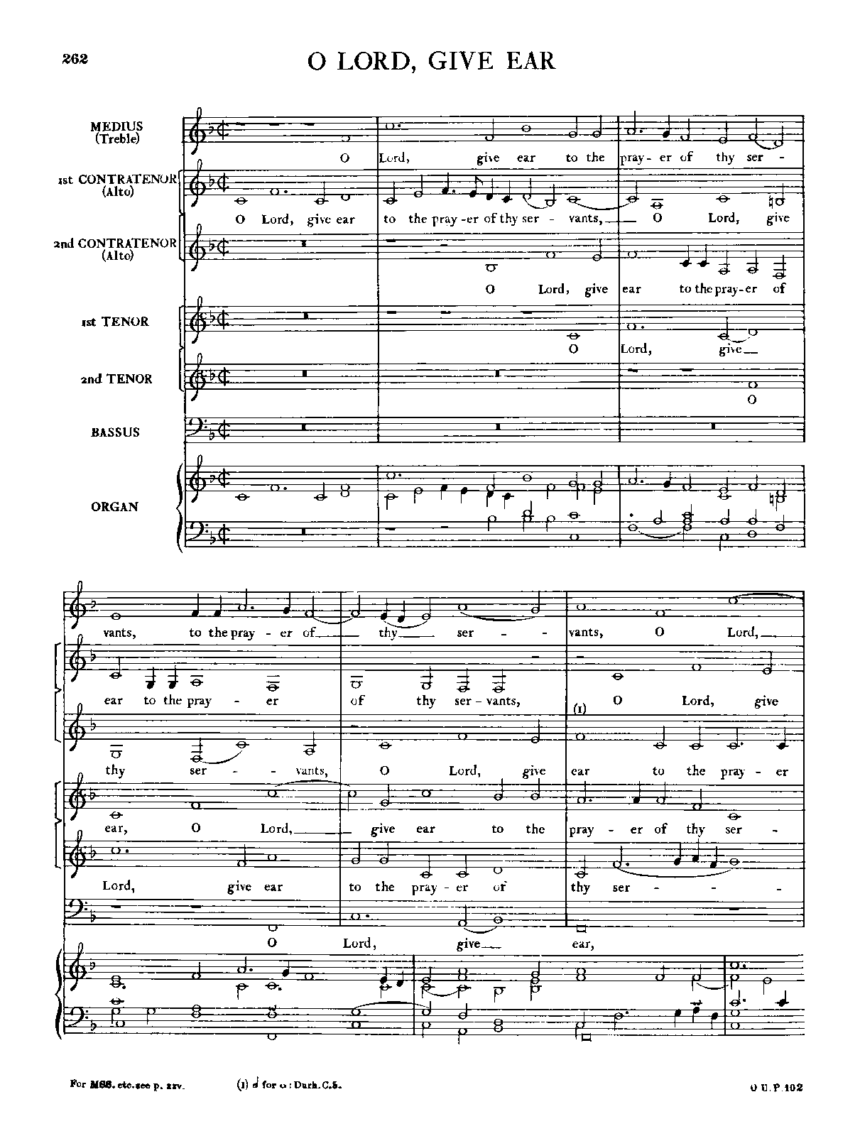 O Lord, Give Ear, T 216 (Byrd, William) - IMSLP