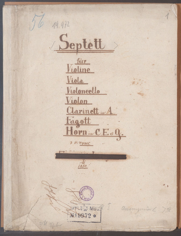 Septet in E minor (Rudolph, Erzherzog) - IMSLP: Free Sheet Music PDF ...