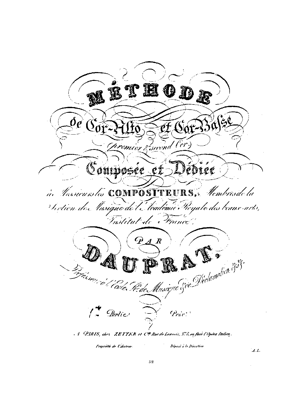 Méthode de Cor-Alto et Cor-Basse (Dauprat, Louis-François) - IMSLP