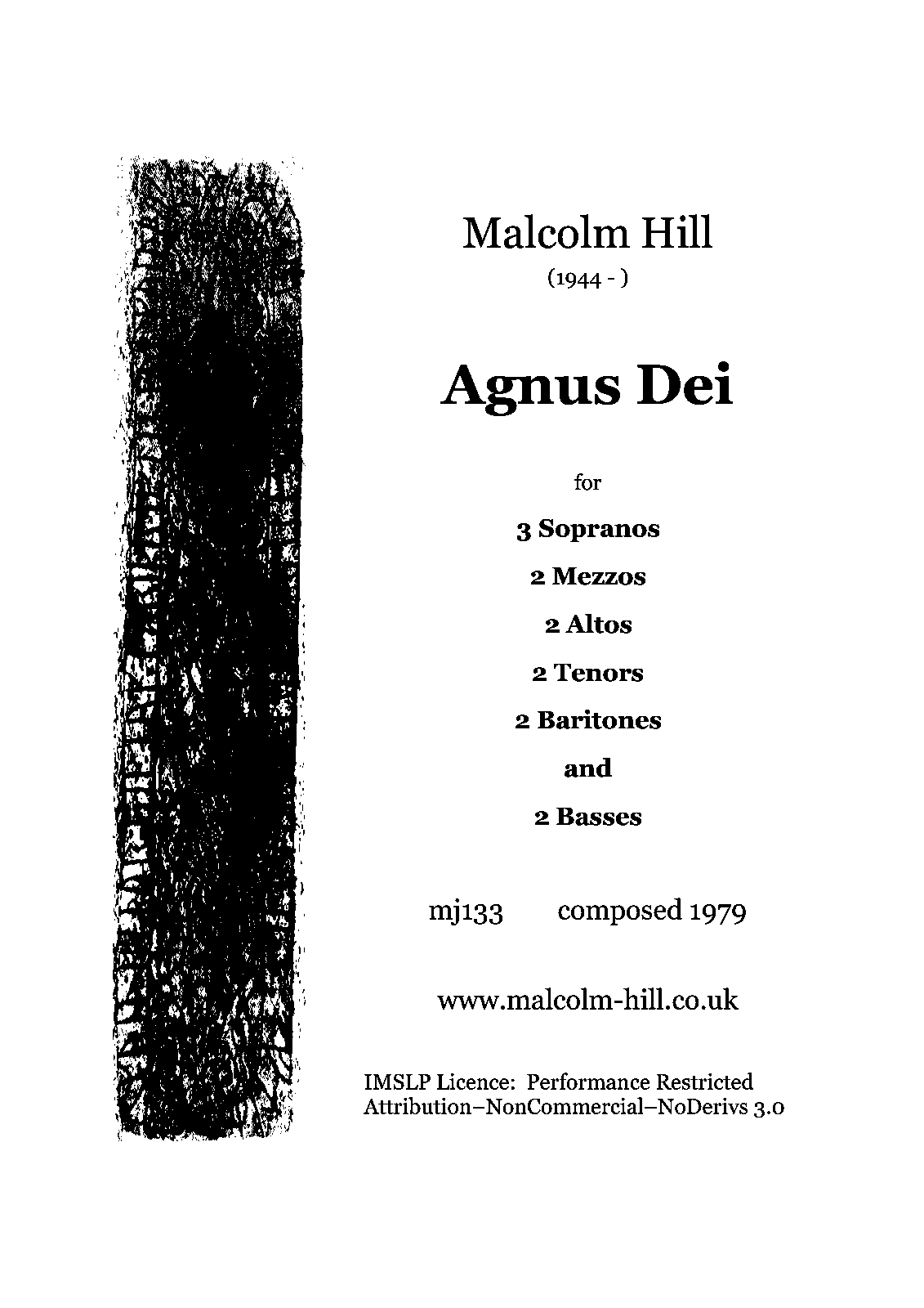 Agnus Dei a 13 (Hill, Malcolm) - IMSLP Agnus Dei a 13 (Hill, Malcolm) - IMSLP