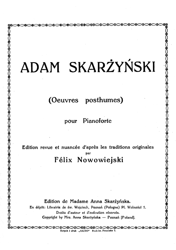 Miałeś chamie złoty róg (Skarżyński, Adam) - IMSLP