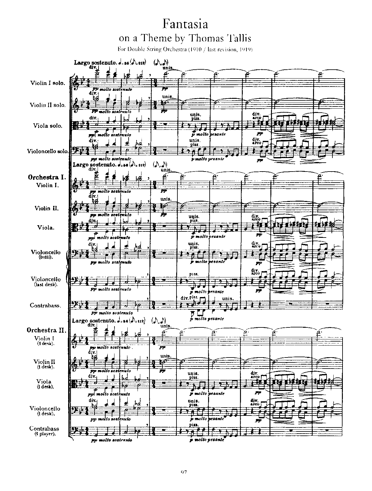 Fantasia on a Theme by Thomas Tallis (Vaughan Williams, Ralph) - IMSLP ...