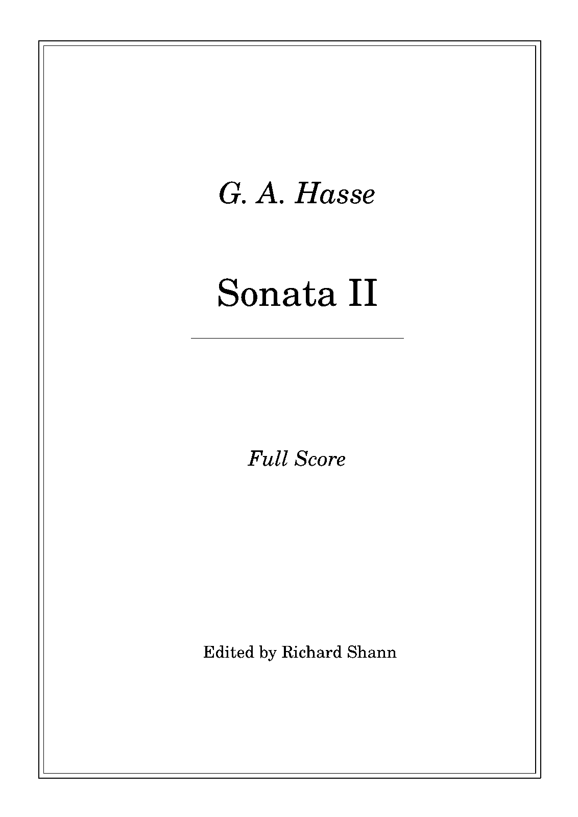 6 Flute Sonatas Op5 Hasse Johann Adolph Imslp Free Sheet Music Pdf Download