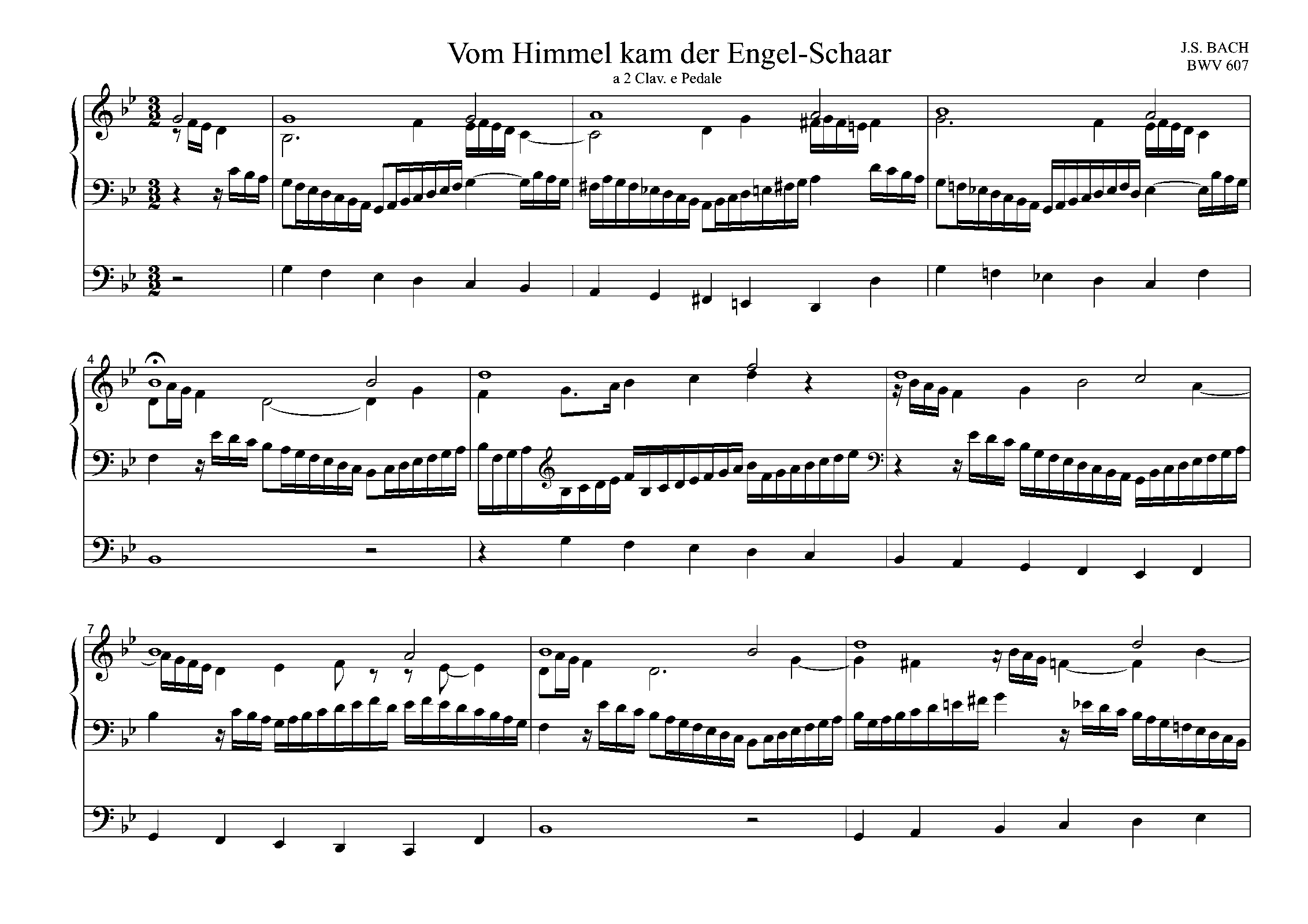 Vom Himmel kam der Engel Schaar, BWV 607 (Bach, Johann Sebastian) - IMSLP Vom Himmel kam der Engel Schaar, BWV 607 (Bach, Johann Sebastian) - IMSLP
