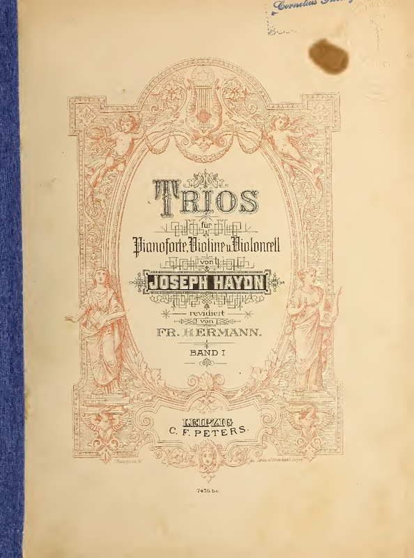 31 Piano Trios (Haydn, Joseph) - IMSLP: Free Sheet Music PDF Download