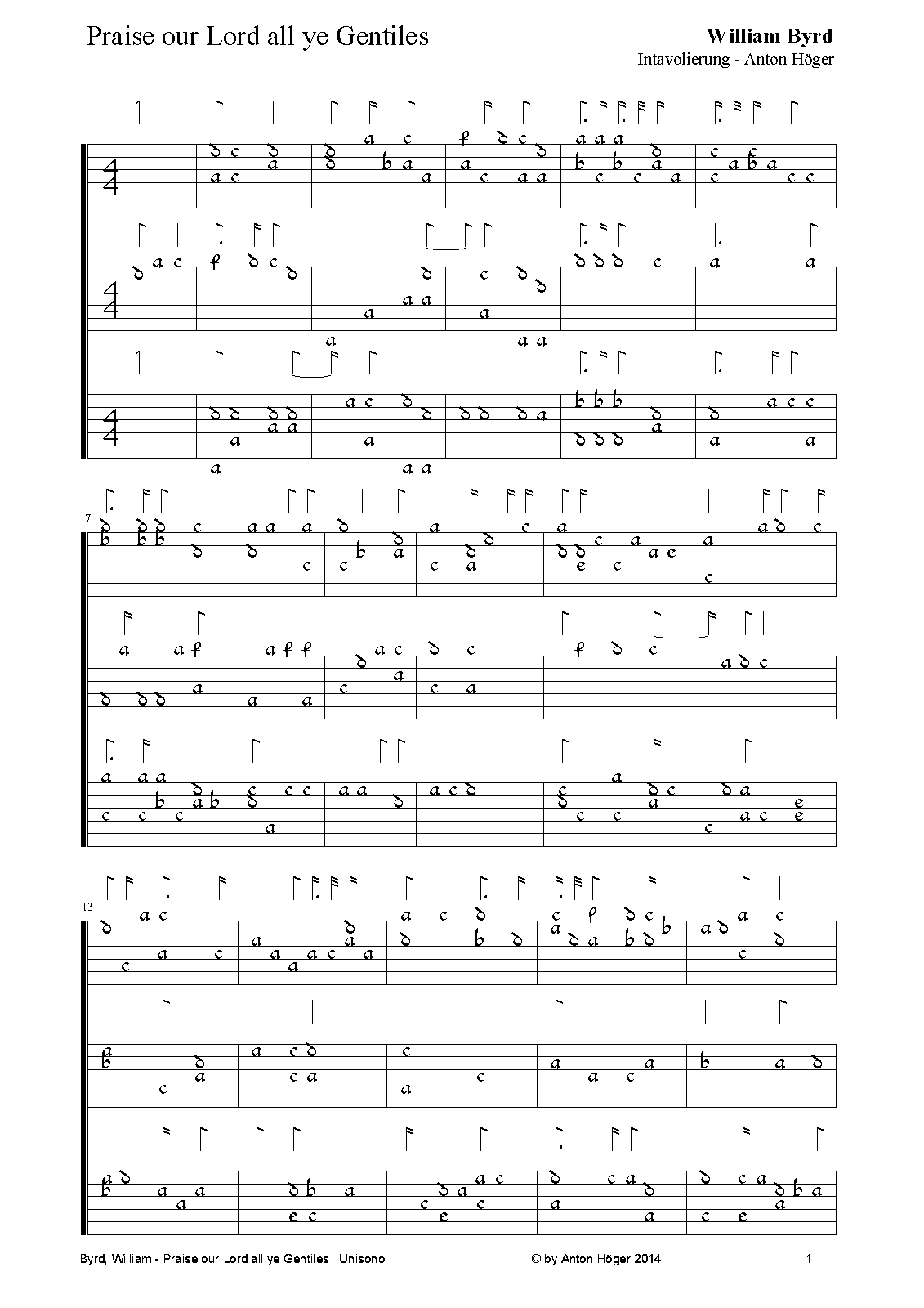 Praise Our Lord all Ye Gentiles (Byrd, William) - IMSLP