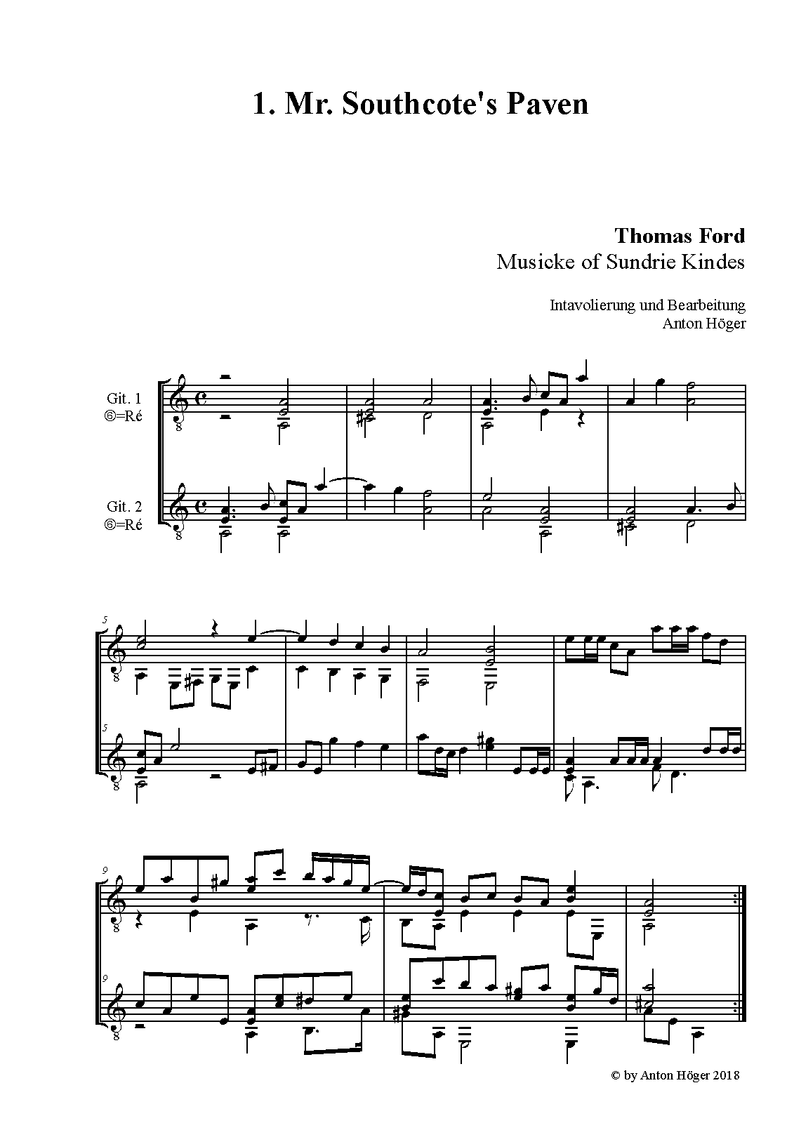 Musicke of Sundrie Kindes (Ford, Thomas) - IMSLP