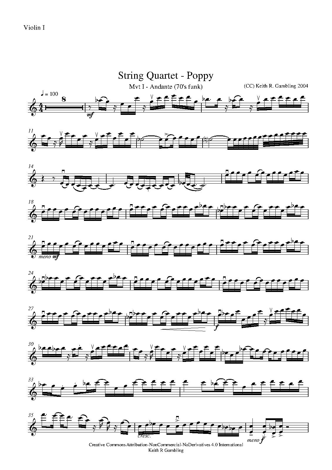 String Quartet 'Poppy' (Gambling, Keith R.) - IMSLP