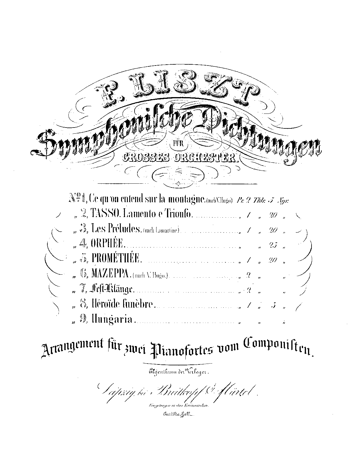 Prometheus, S.99 (Liszt, Franz) - IMSLP: Free Sheet Music PDF Download