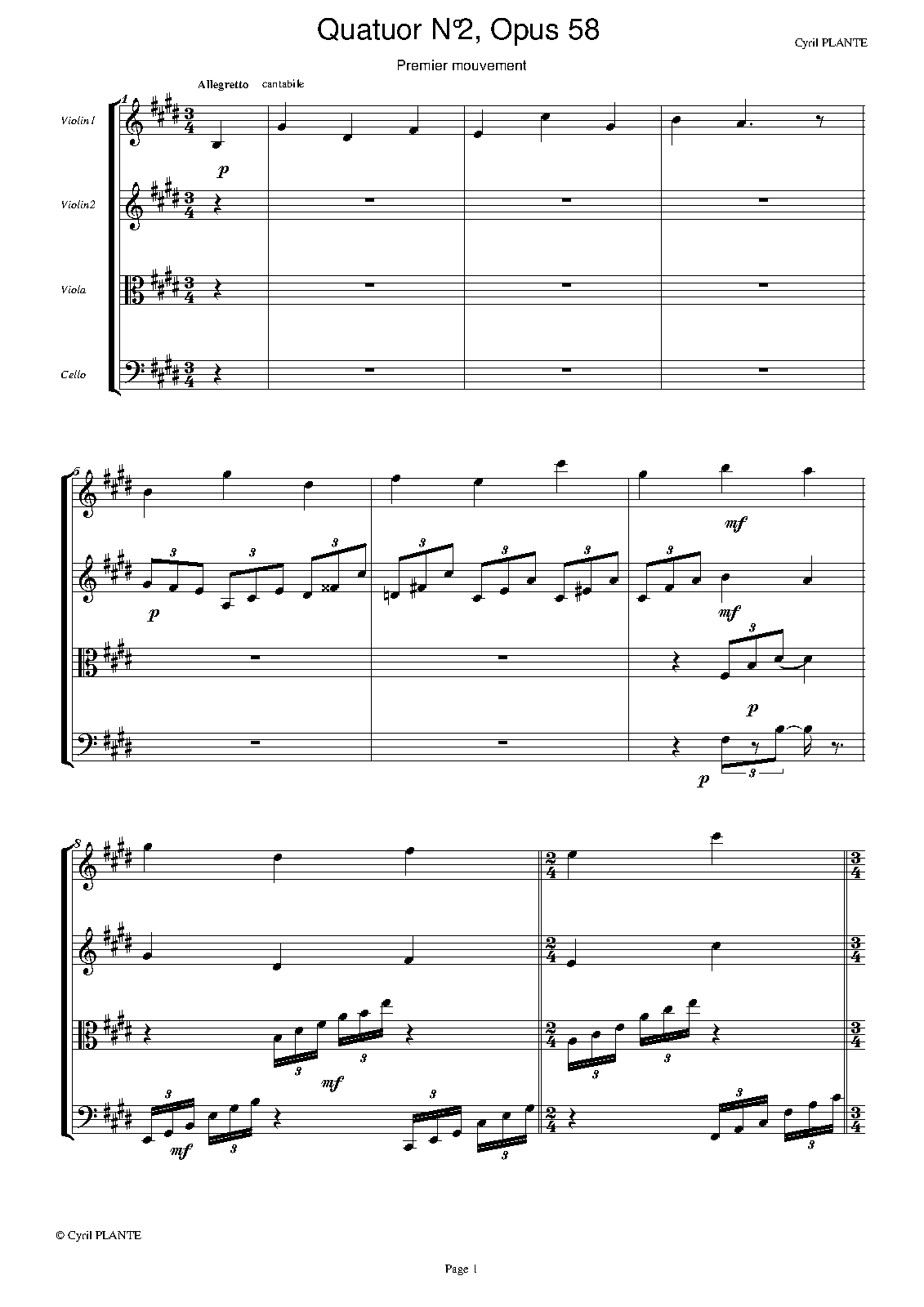 String Quartet No.2, Op.58 (Plante, Cyril) - IMSLP