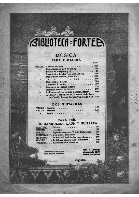 Pavana de Benedito (Fortea, Daniel) - IMSLP