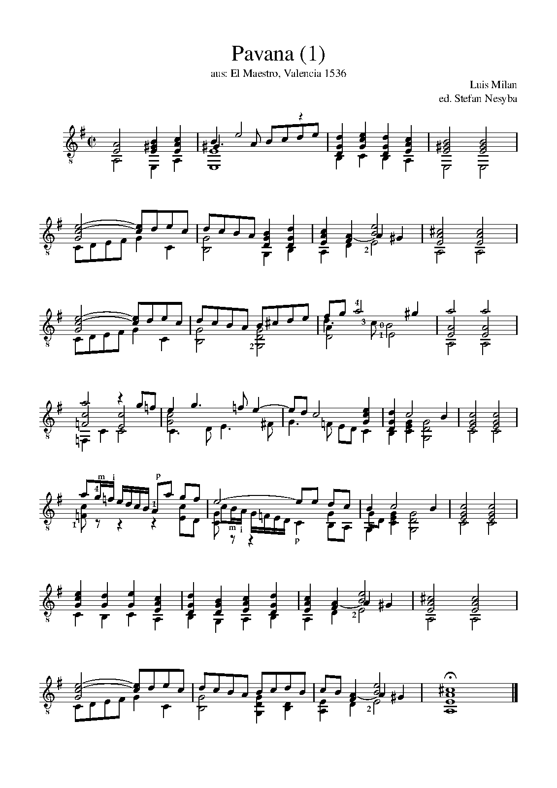 Pavana I (Milán, Luis) - IMSLP
