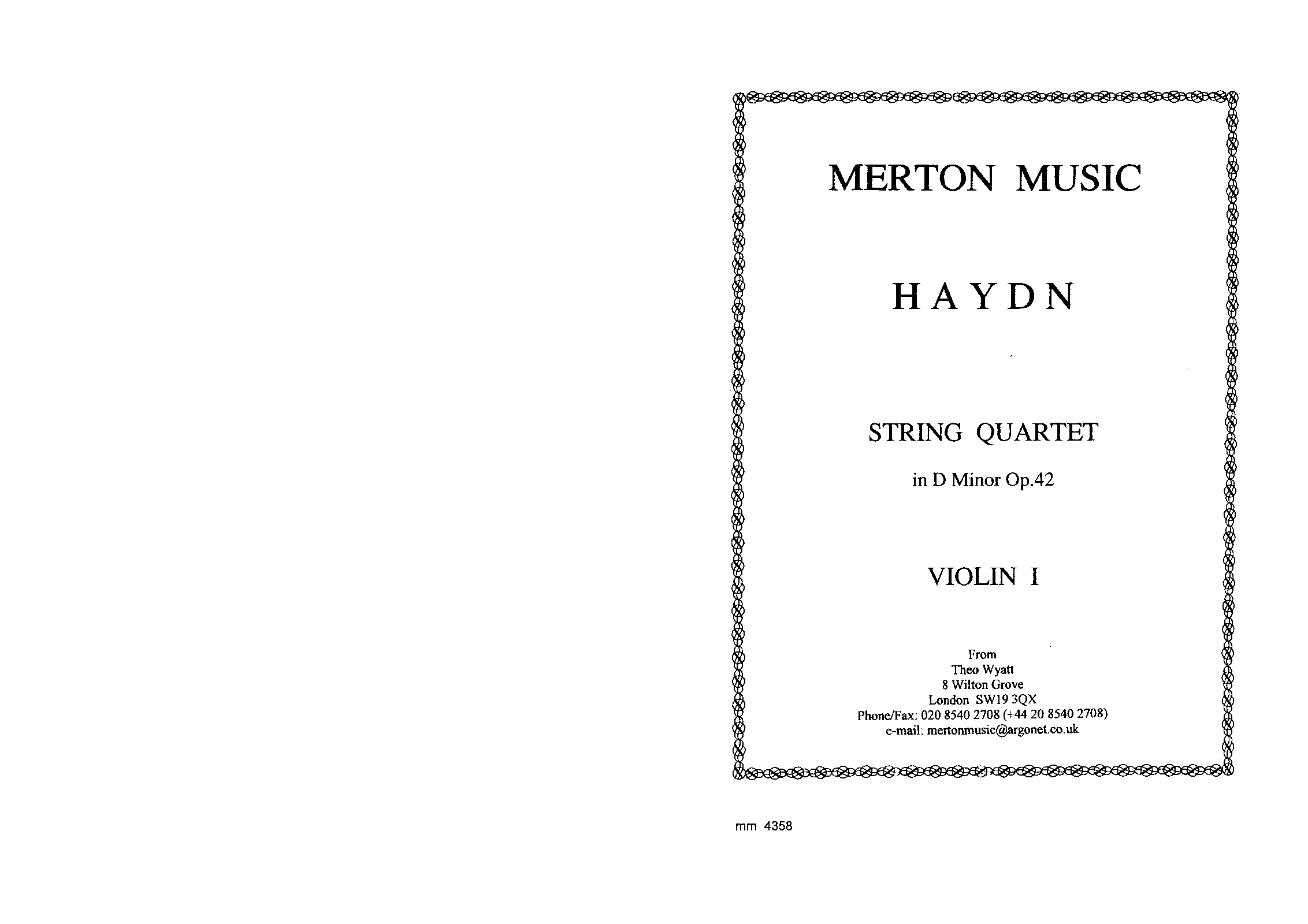 String Quartet in D minor, Hob.III:43 (Haydn, Joseph) - IMSLP: Free ... String Quartet in D minor, Hob.III:43 (Haydn, Joseph) - IMSLP: Free ...