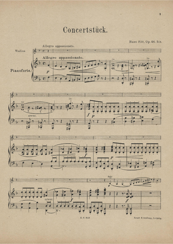 Konzertstück, Op.46 (Sitt, Hans) - IMSLP