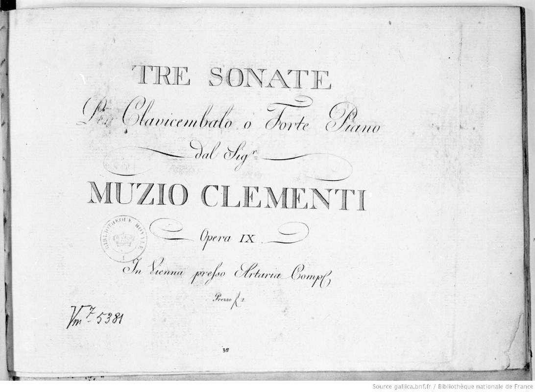 3 Piano Sonatas, Op.9 (Clementi, Muzio) - IMSLP: Free Sheet Music PDF Download