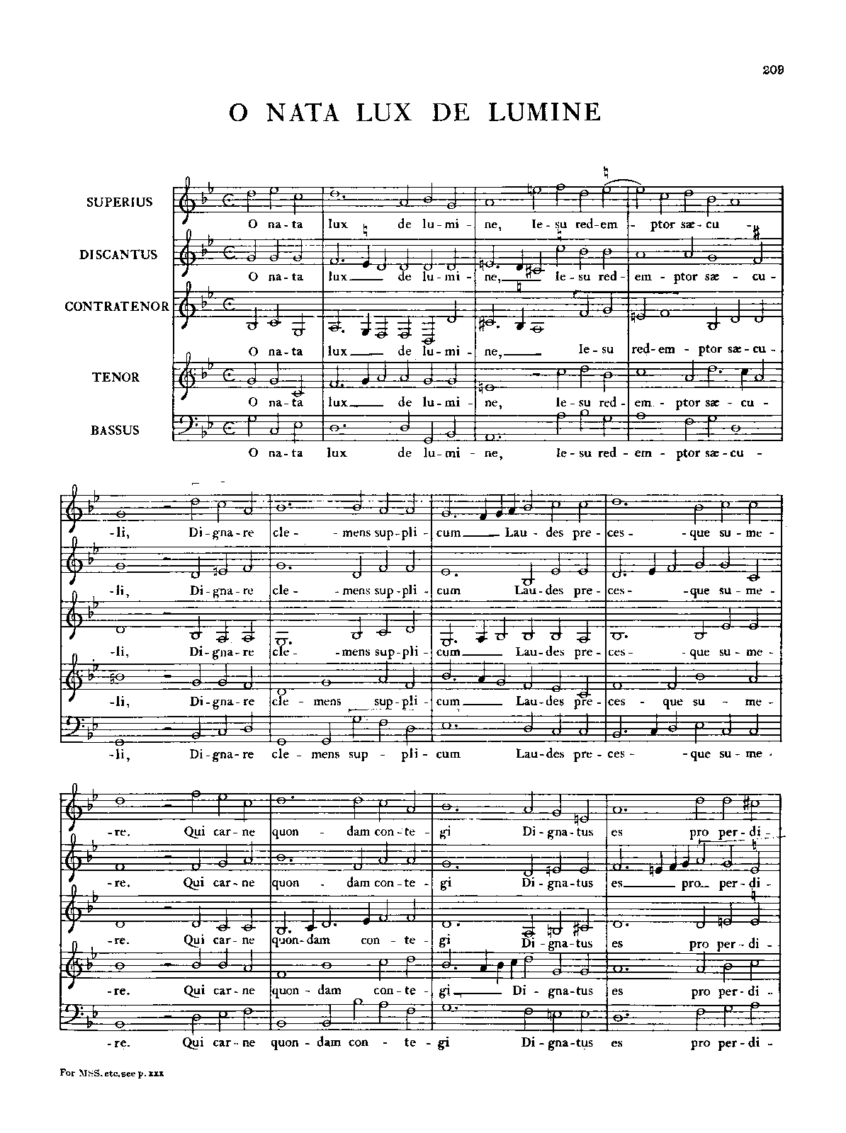 O nata lux (Tallis, Thomas) - IMSLP