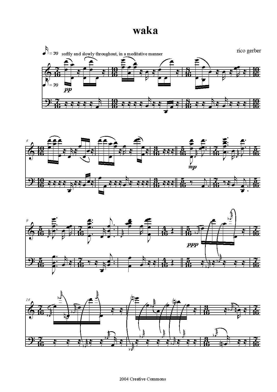 Waka (Gerber, Edward Enrico) - IMSLP