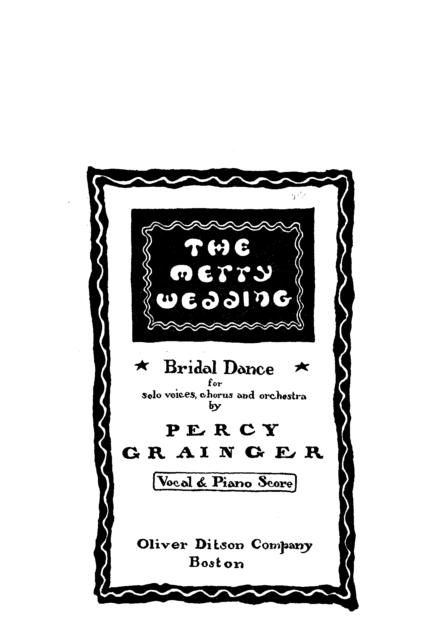 The Merry Wedding (Grainger, Percy) - IMSLP