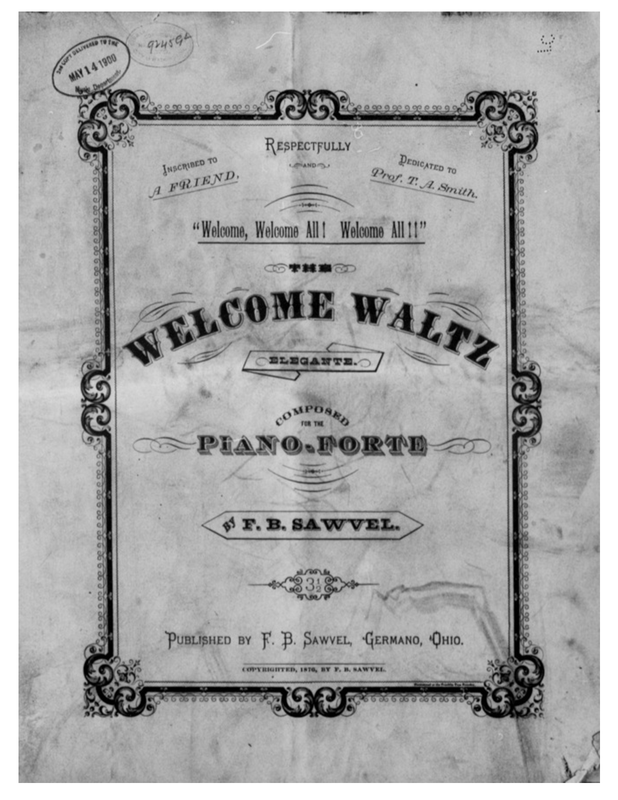 Welcome Waltz (Sawvel, F.B.) - IMSLP