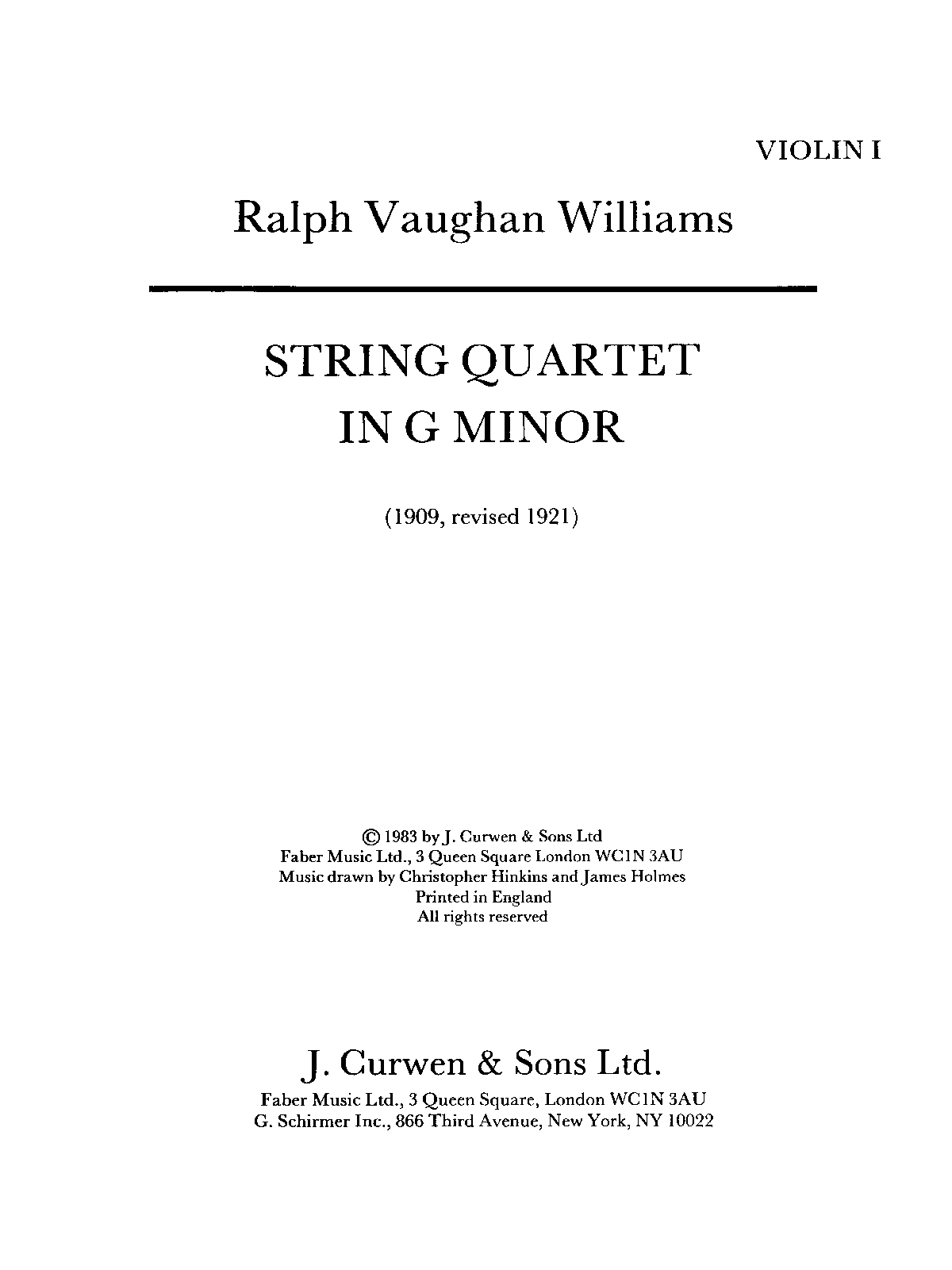 String Quartet No.1 (Vaughan Williams, Ralph) - IMSLP