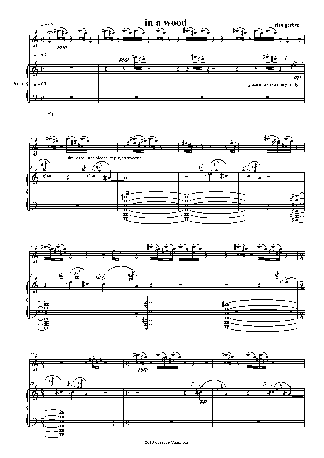 In a woodland (Gerber, Edward Enrico) - IMSLP