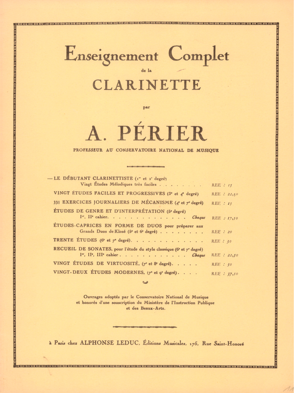 Le Débutant Clarinettiste (Périer, Auguste) - IMSLP