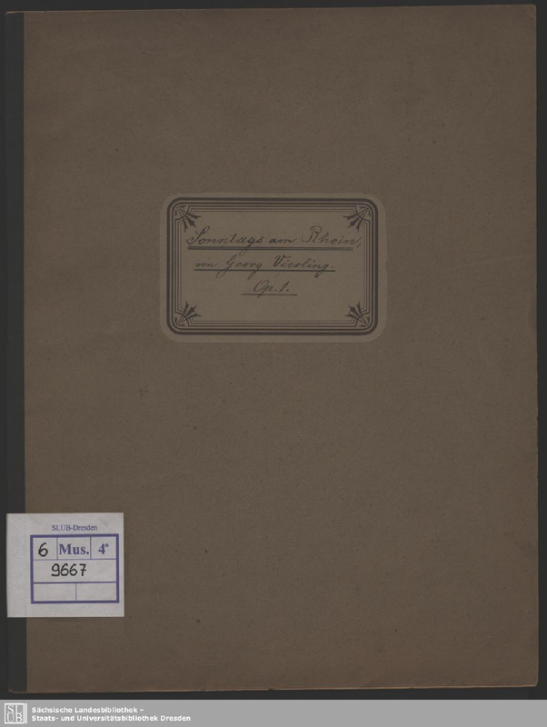 Sonntags am Rhein, Op.1 (Vierling, Georg) - IMSLP