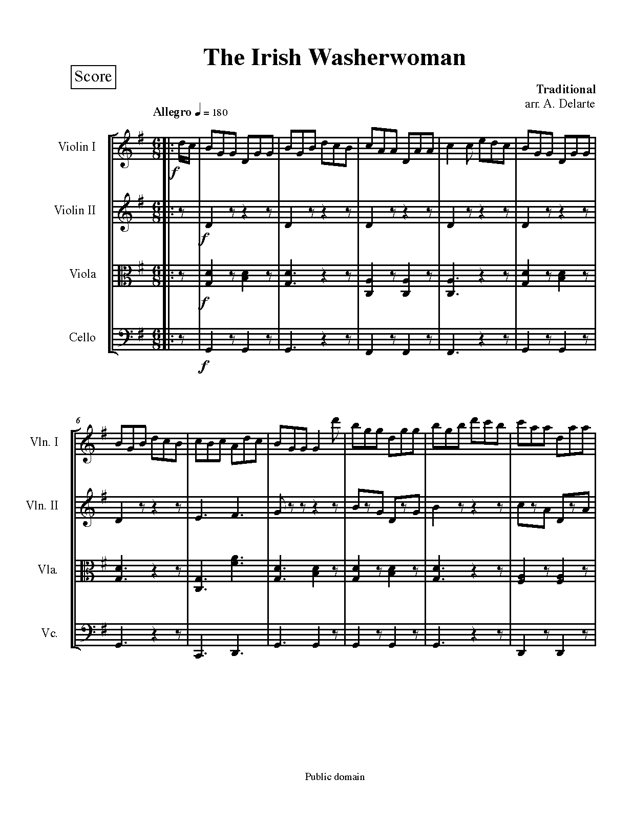 The Irish Washerwoman (Arte, Alonso del) - IMSLP