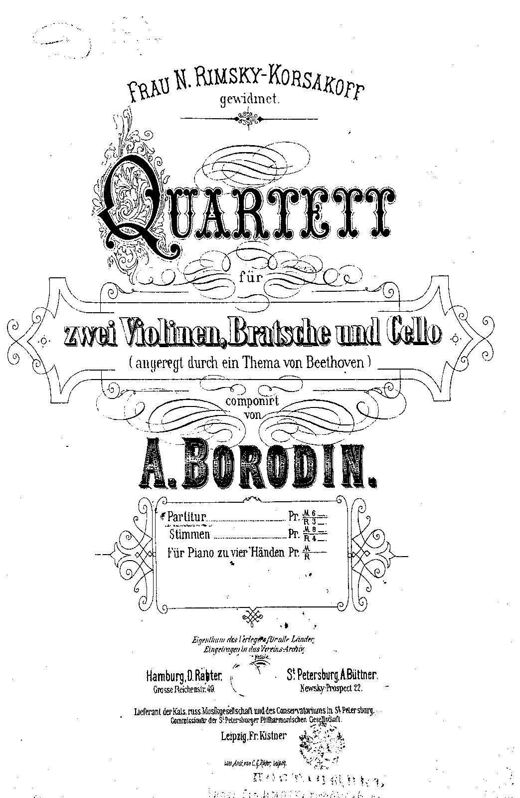 String Quartet No.1 (Borodin, Aleksandr) - IMSLP: Free Sheet Music PDF ... String Quartet No.1 (Borodin, Aleksandr) - IMSLP: Free Sheet Music PDF ...