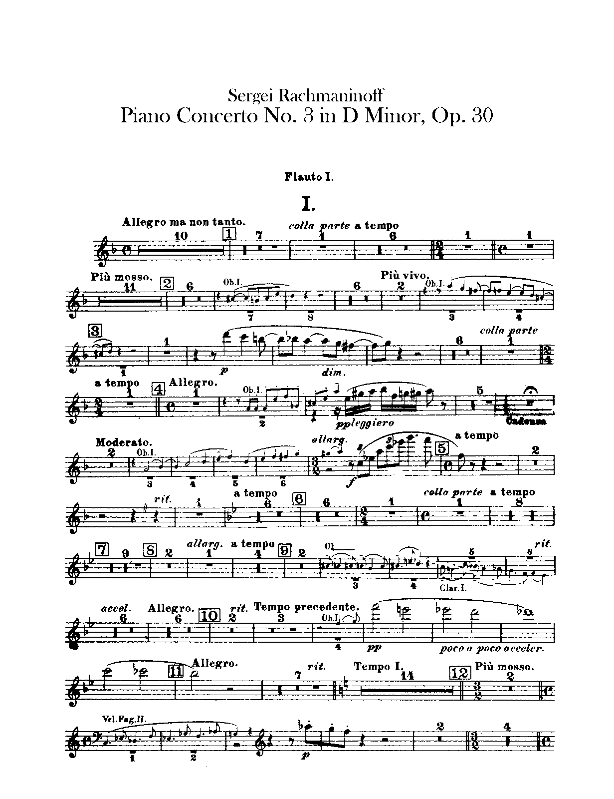 Piano Concerto No.3, Op.30 (Rachmaninoff, Sergei) - IMSLP